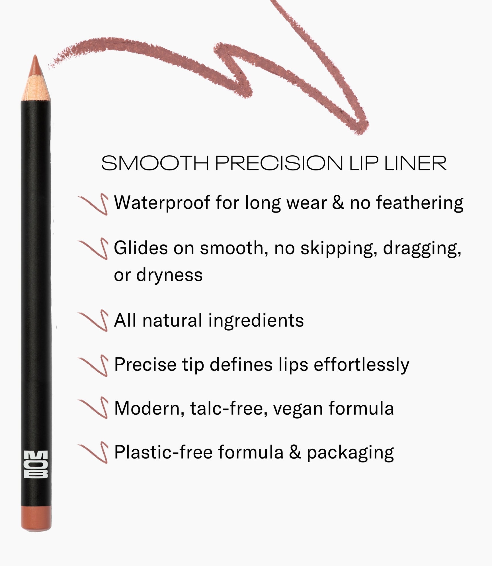 MOB BEAUTY | Smooth Precision Waterproof Lip Liner